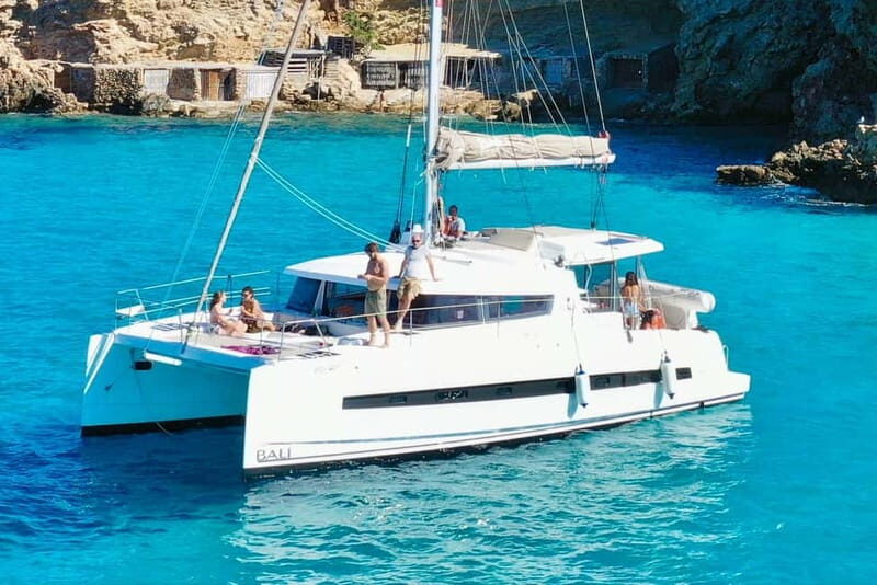 IBIZA: CATAMARAN CUEVAS CALA BASSA AND PLAYA CALA CONTE SUP PADDLE&SNORKEL - Key Points
