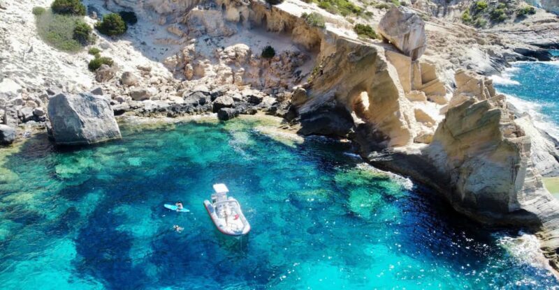 Ibiza: Private SpeedBoat to Es Vedra & Atlantis + Snorkel - Key Points