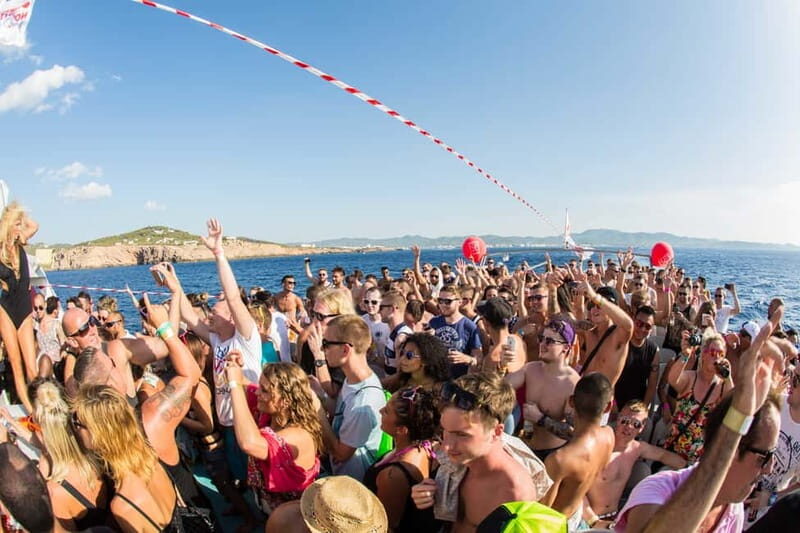 Ibiza: Sunset Boat Party Cruise with DJs with 2 Clubs - Drinks and Refreshments