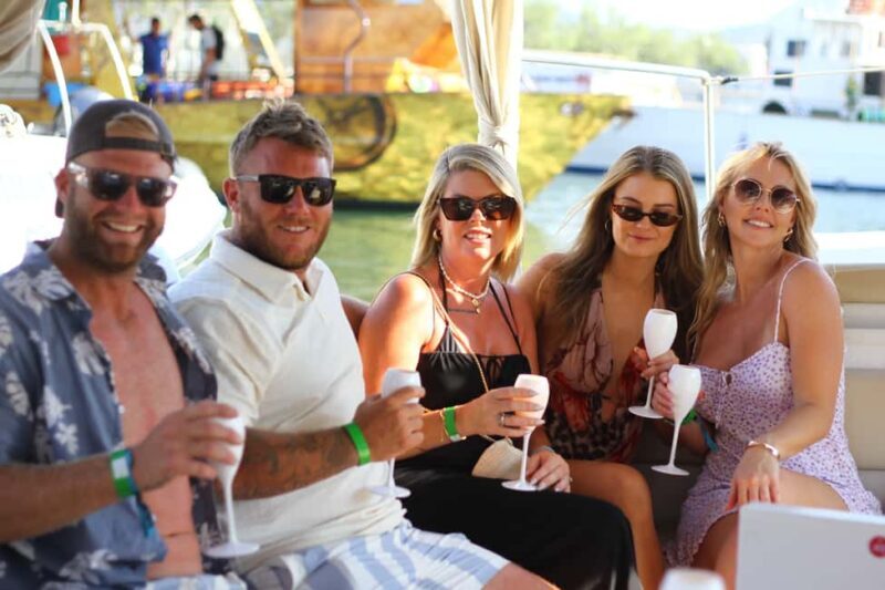 Ibiza: Sunset Boat Tour with Water Sports, Open Bar & Tapas - Key Points