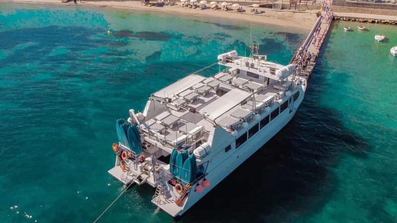 Ibiza: VIP Catamaran Party with Premium Open Bar, Paella and Club Ticket - The Sum Up