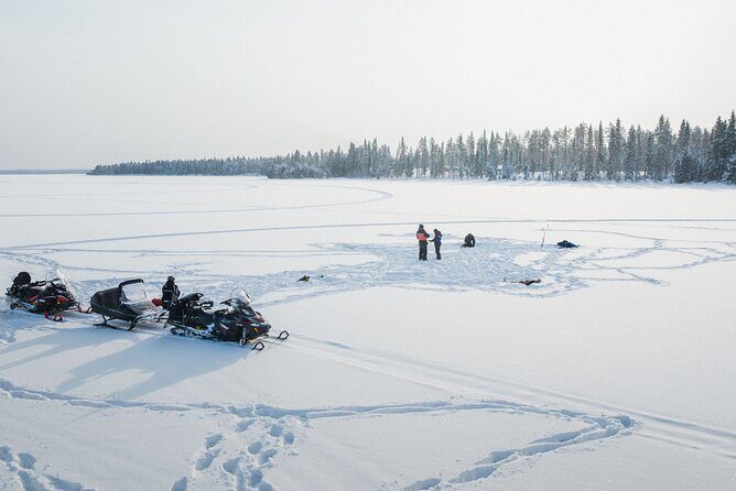 Ice Fishing and Snowmobile Safari Combo in Lapland - An Overiew of the Tour Experience