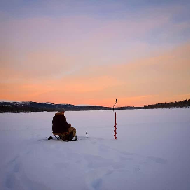 Ice-Fishing by Foot on Lake Ylläsjärvi - Introduction