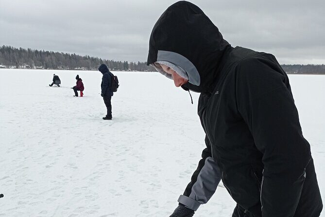 Ice fishing experience with Backpacker Helsinki Tour - The Setting: Lake Bodom’s Winter Wonderland