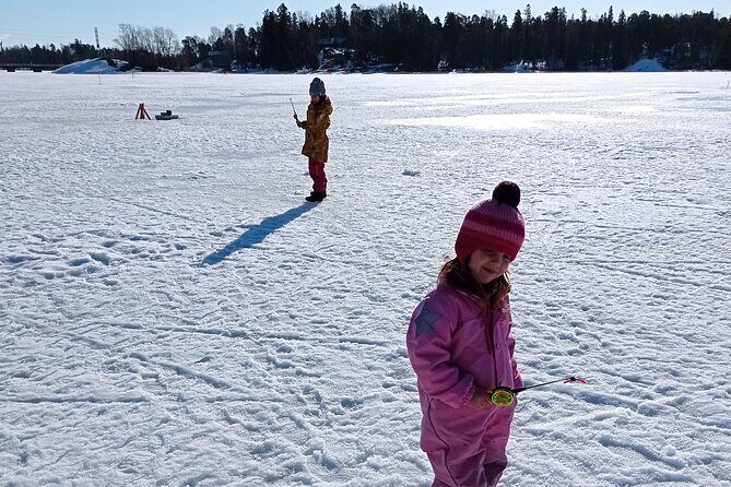 Ice fishing experience with Backpacker Helsinki Tour - The Authentic Experience: Learning and Tasting
