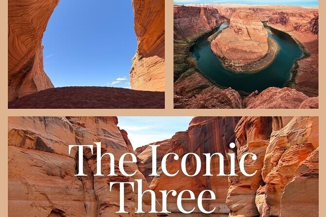 Iconic 3:Horseshoe Bend,Antelope Canyon & Insta-Famous Shell Cave - Key Points