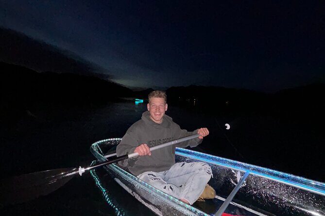 Illuminated Glass Kayak Sunset Tour//Whitefish, MT - Key Points
