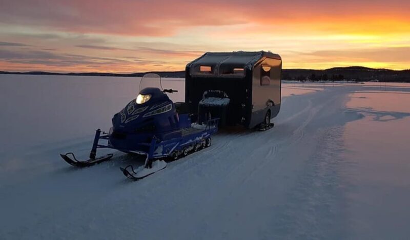 Inari: Overnight Aurora Hunt in Mobile Cabin on Lake Inari - An Authentic Arctic Adventure: Experiencing Lake Inari from the Middle of the Ice