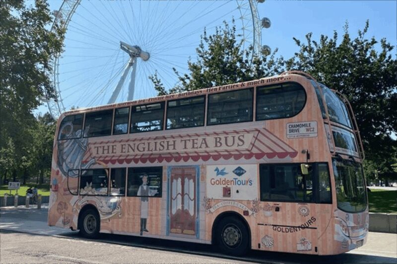 Indian High Chai Panoramic Bus Tour of London - Introducing the Indian High Chai Panoramic Bus Tour of London