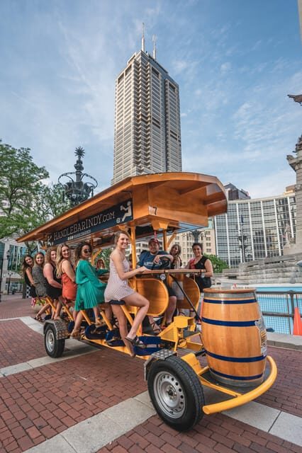 Indianapolis: Open-Air Pedal Pub Tour - Authentic Passenger Perspectives