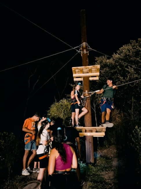 Ischia: Adventure Night with zipline - Practical Details
