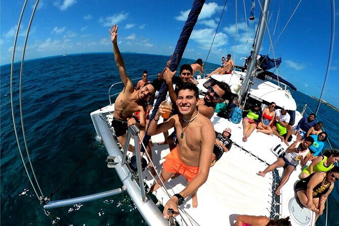 Isla Mujeres Catamaran + Snorkel + Open Bar on board + Buffet - The Itinerary: What You Can Expect from Start to Finish