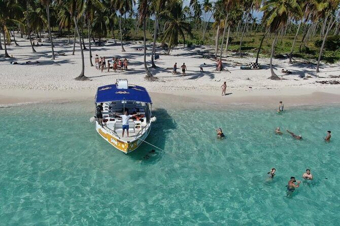 Island DE Saona: EN Small Group Tour on Trimaran Motorise - FAQs