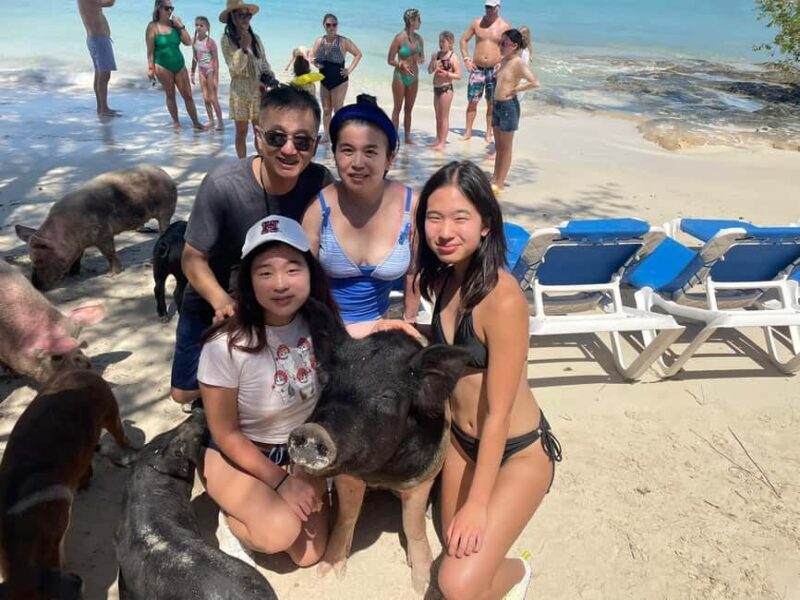 Island Hopping, Swimming w/ Turtles & Unlimited Bahamas Mama - Key Points