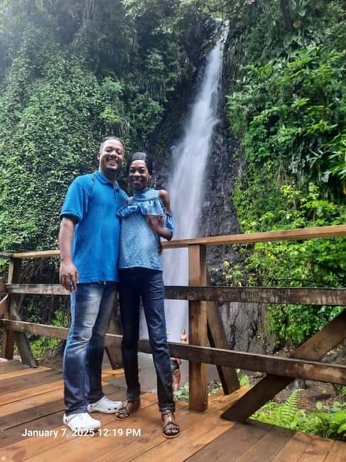 Island Tours: St. Vincent & the Grenadines - Dark View Falls - Relaxing at Wallilabou Heritage Park