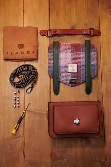 Islander® Harris Tweed® Mini Satchel Canongate Workshop - Key Points