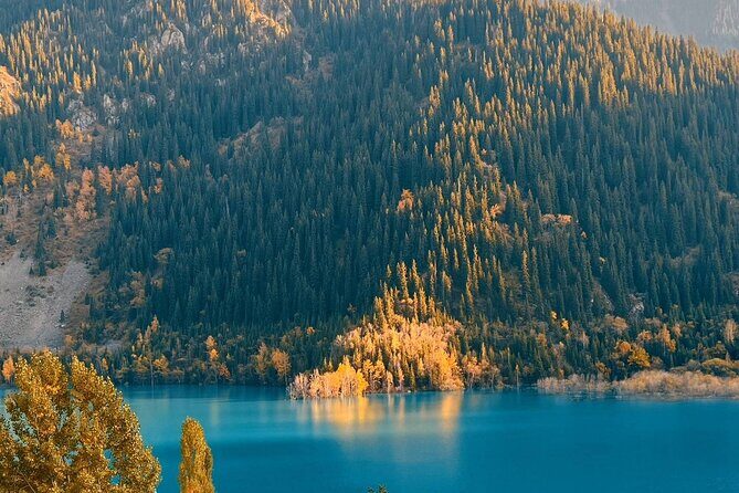 Issyk Lake & Bear Waterfall In Turgen Gorge+Golden Man museum - The Sum Up