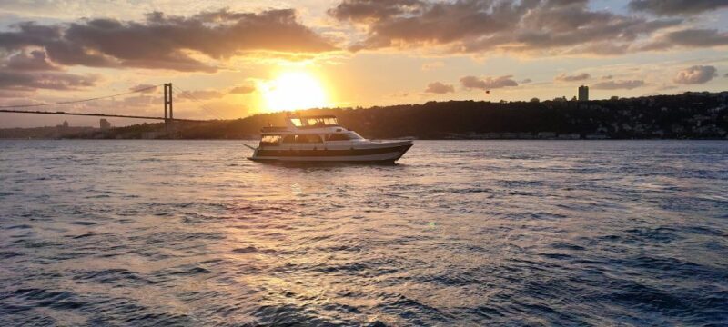 Istanbul: Bosphorus Sunset Cruise with Snacks and Wine - The Guide and Commentary