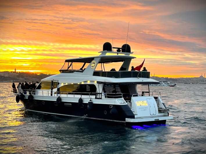 Istanbul: Bosphorus Sunset Yacht Cruise with Live Guide - Key Points