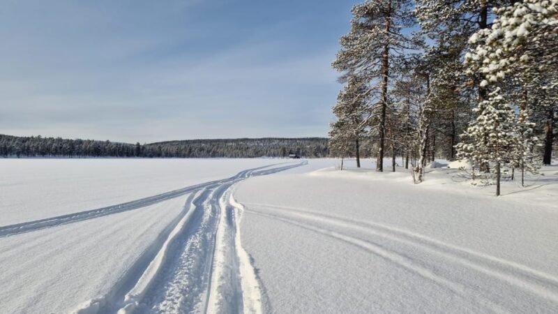 Ivalo:Sleighride Tour and Fishing on a Lake in the Wild - Key Points