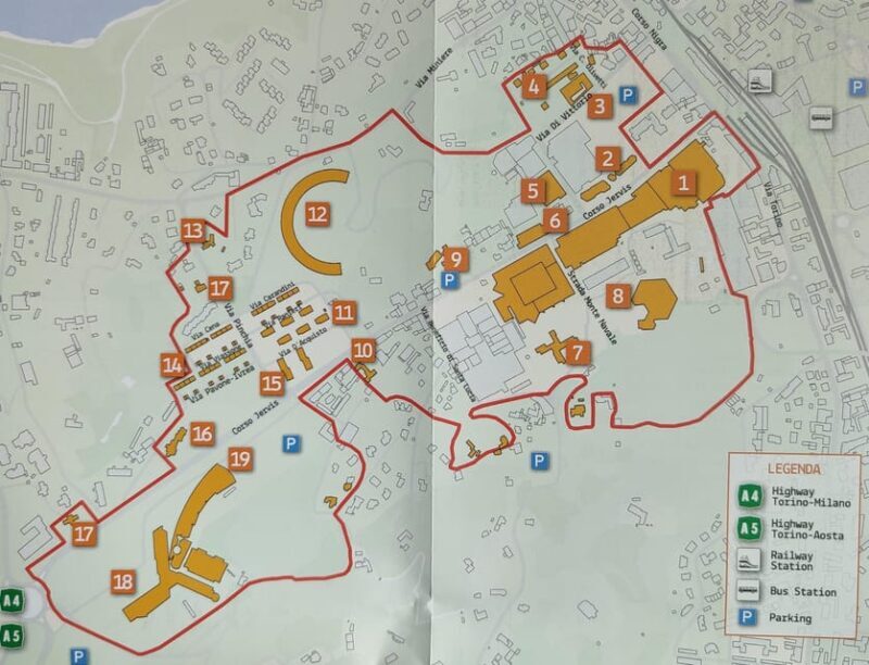 IVREA: Tour of the industrial city of the 20th century. UNESCO site. - FAQ