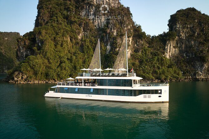 Jade Sails Luxury Day Cruise to Halong & Lan Ha Bay from harbor - Key Points