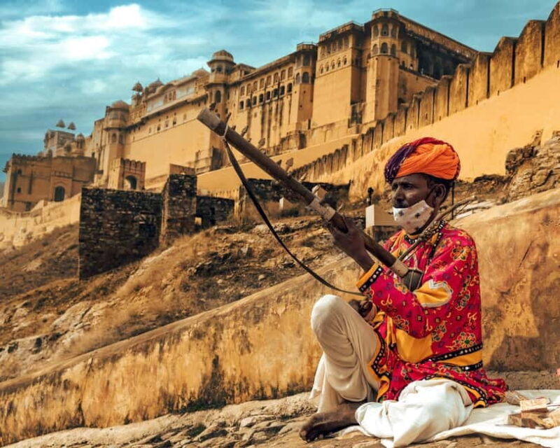 Jaipur: Amber Fort Guided Walking Tour - Key Points
