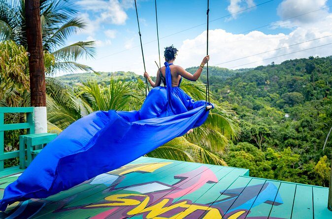 Jamaica Swing Drone Photoshoot with Dress Lunch and Transport - Practical Details & Value