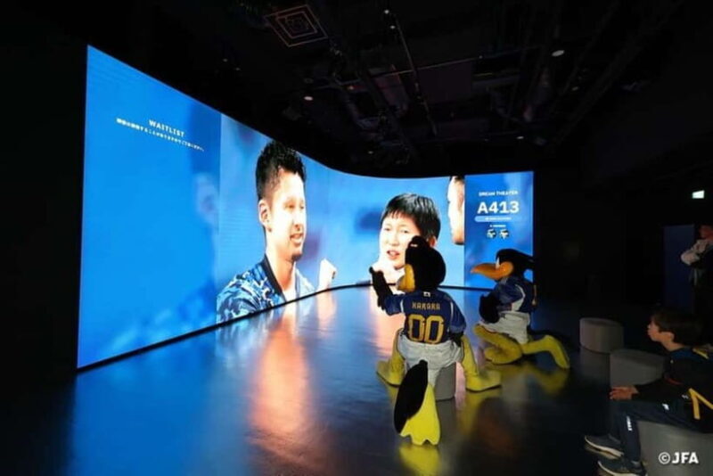 Japan Football Association museum tour at blue-ing! - Key Points