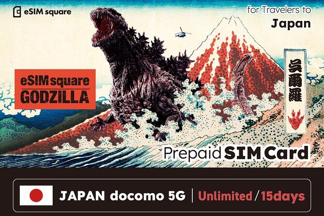 Japan Unlimited SIM Card + Godzilla sticker | Narita Airport - Japan Unlimited SIM Card + Godzilla sticker | Narita Airport — A Practical Guide for Travelers
