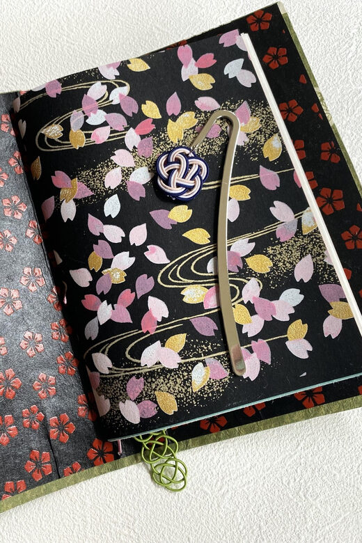 Japanese paper Notebook and Mizuhiki Belt Bookmark Workshop - Who Would Love This?