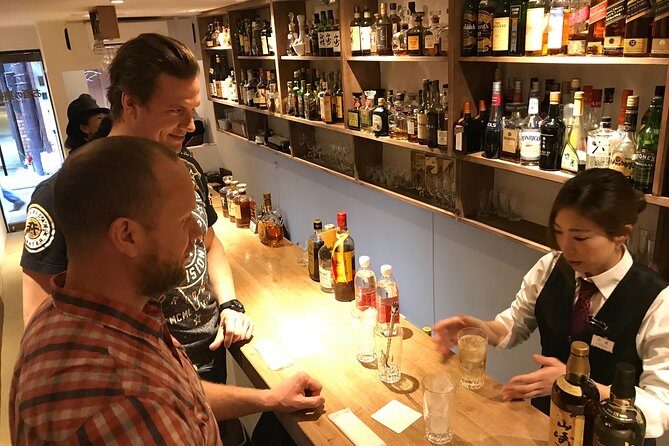 Japanese whiskey tasting; relaxed and educational in the bar - Key Points