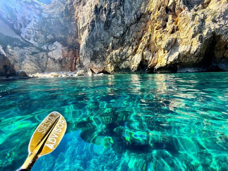 Jávea: Cala Portixol Kayak Tour with Snorkel & Cliff Jumping - Key Points