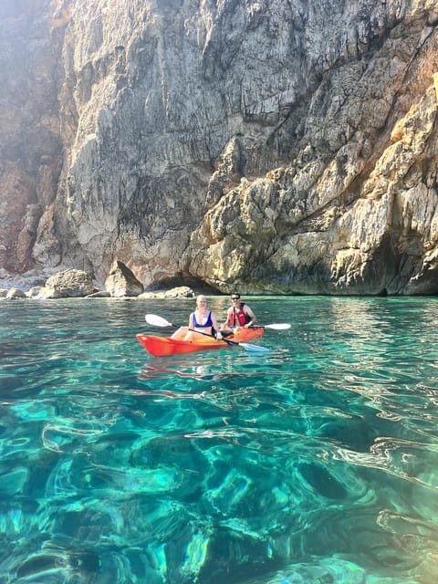 Jávea: Cala Portixol Kayak Tour with Snorkel & Cliff Jumping - The Guides: Your Naturalist Companions