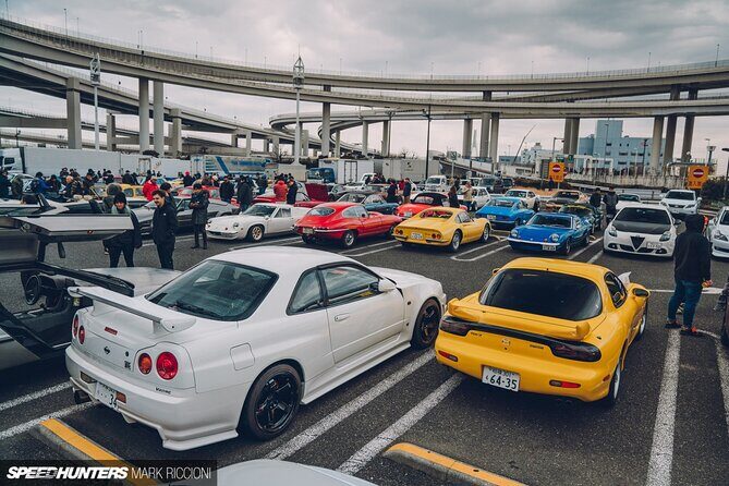 JDM daikoku Car met up Minivan Tour to Tokyo Tower - Key Points