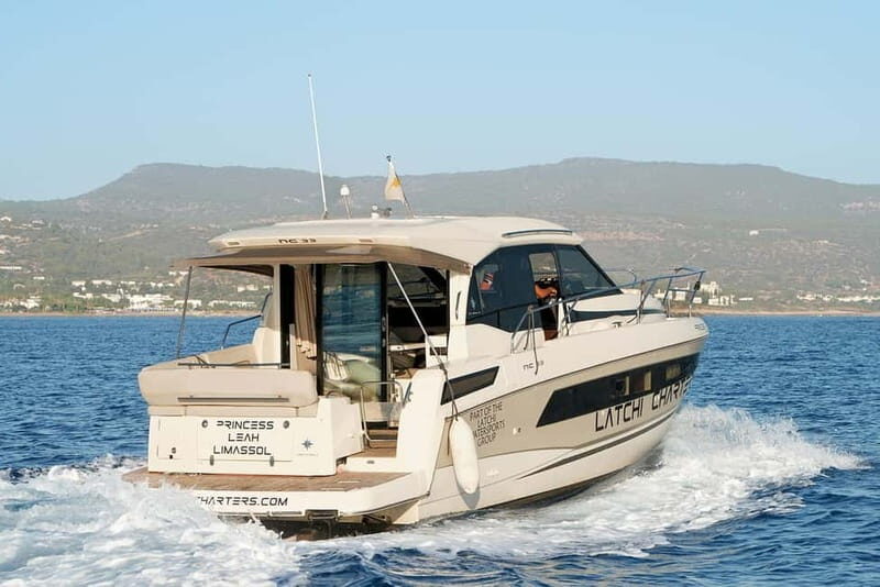 Jeanneau NC33- 4 hour Luxury Yacht Charter Blue Lagoon - A Closer Look at this Cyprus Yacht Experience