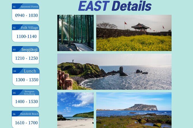 Jeju Island UNESCO Heritage Bus Tour - Practical Considerations
