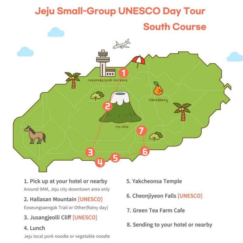 Jeju: Premium Small Group UNESCO Day Tour - South Coast - Key Points