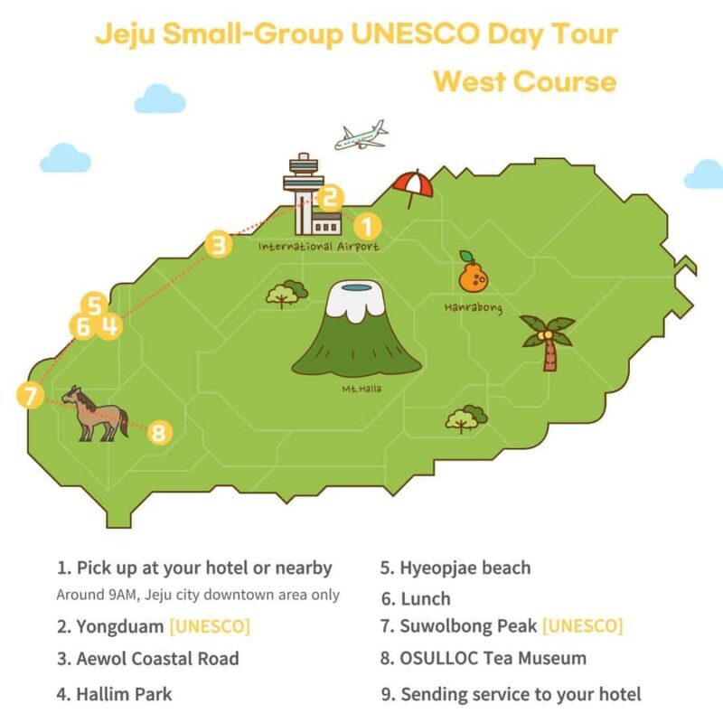 Jeju: Premium Small Group UNESCO Day Tour - West Coast - Key Points