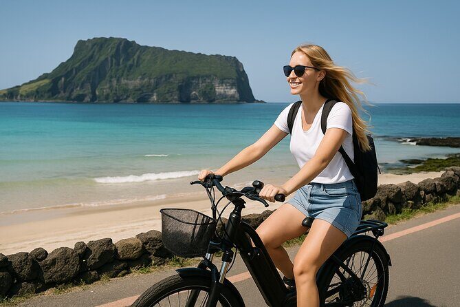 Jeju Udo Electric Bike and Seongsan Ilchulbong Private Tour - Key Points
