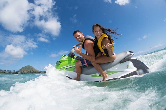 Jet Ski Ride Maunalua Bay. Tandem-2 people ride-price per person - Practical Details and Tips