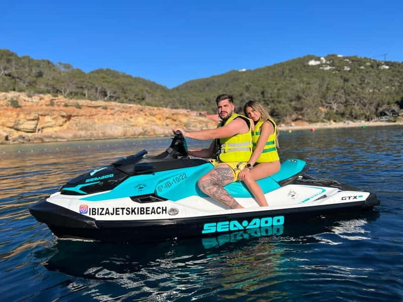 JET SKI TOUR TO Cala Salada FROM Puerto de San Antonio - Key Points
