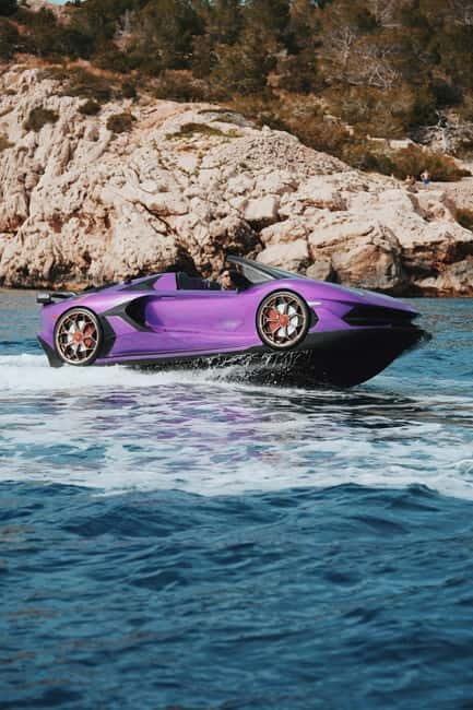 JetCar excursion - Super Sport SVJ or SF90 on water in Ibiza - The Itinerary in Depth