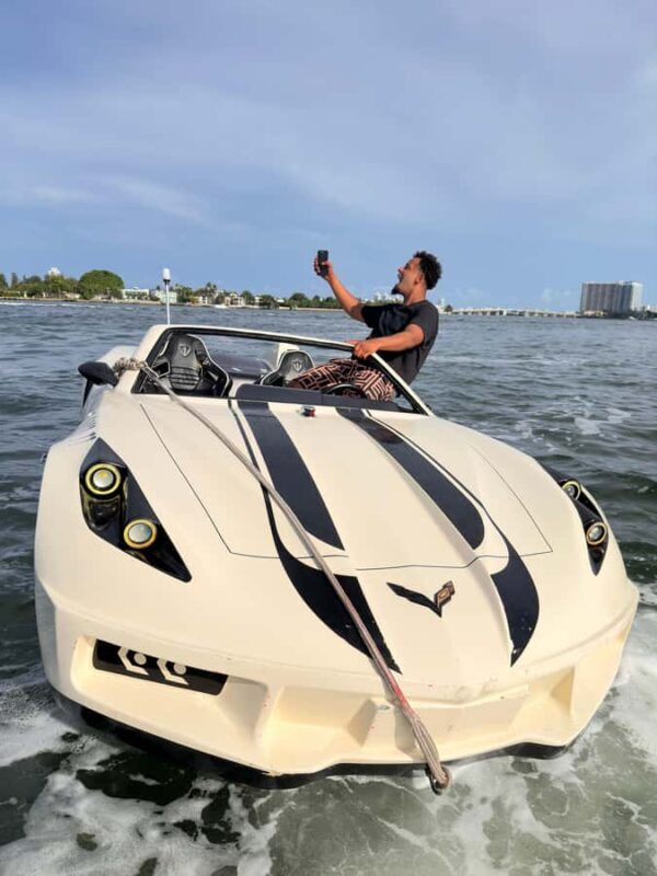 JetCars Miami Beach & Free Boat Ride + $250 Due At Check in - Authentic Traveler Perspectives