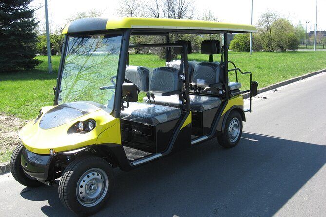 Jewish Heritage Group Tour by Golf Cart with Audio Guide in Krakow - Transportation and Group Size