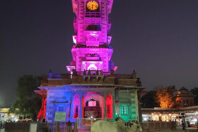 Jodhpur by Night : Street Food And Temple Walking Tour - Architectural Wonder: Toorji Ka Jhalra