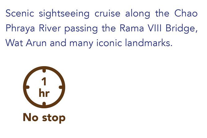 Journey along the Chao Phraya River 1-Hour Boat Charter - FAQs