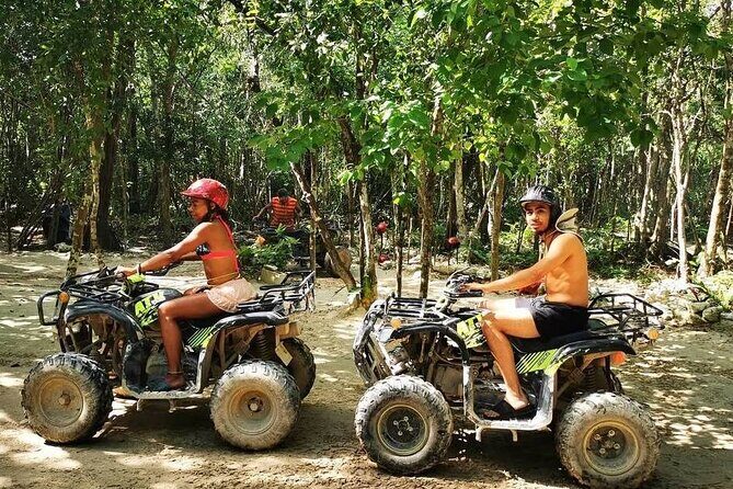 Jungle Adventure: ATVs Shared, Cenote Swim, and Zip Lining - An Adventure in the Heart of the Mayan Jungle
