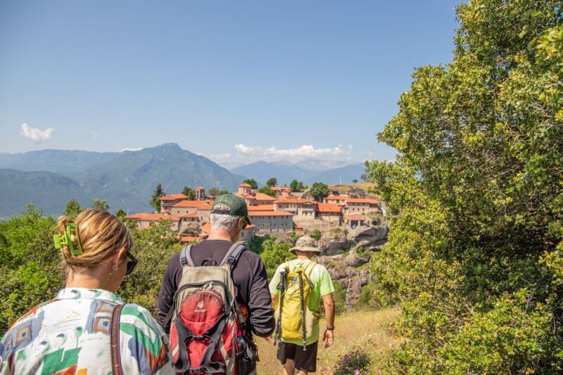 Kalabaka: Meteora Small-Group Hiking Tour w/ Monastery Visit - The Hike Begins at Kastraki Square