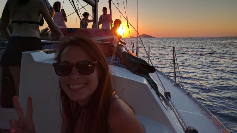 Kassandra: Sunset Sailing Boat Tour of Secluded Coves - Key Points